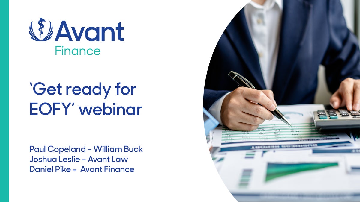 Webinar | Get ready for EOFY - Avant